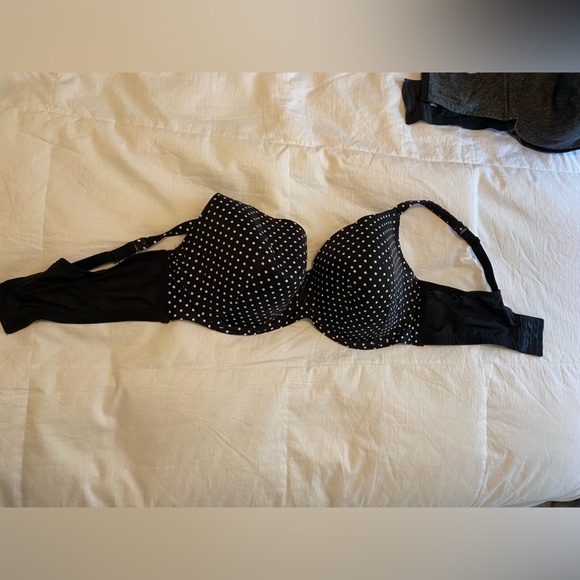 Cacique | Intimates & Sleepwear | Cacique Black And White Polka Dot ...
